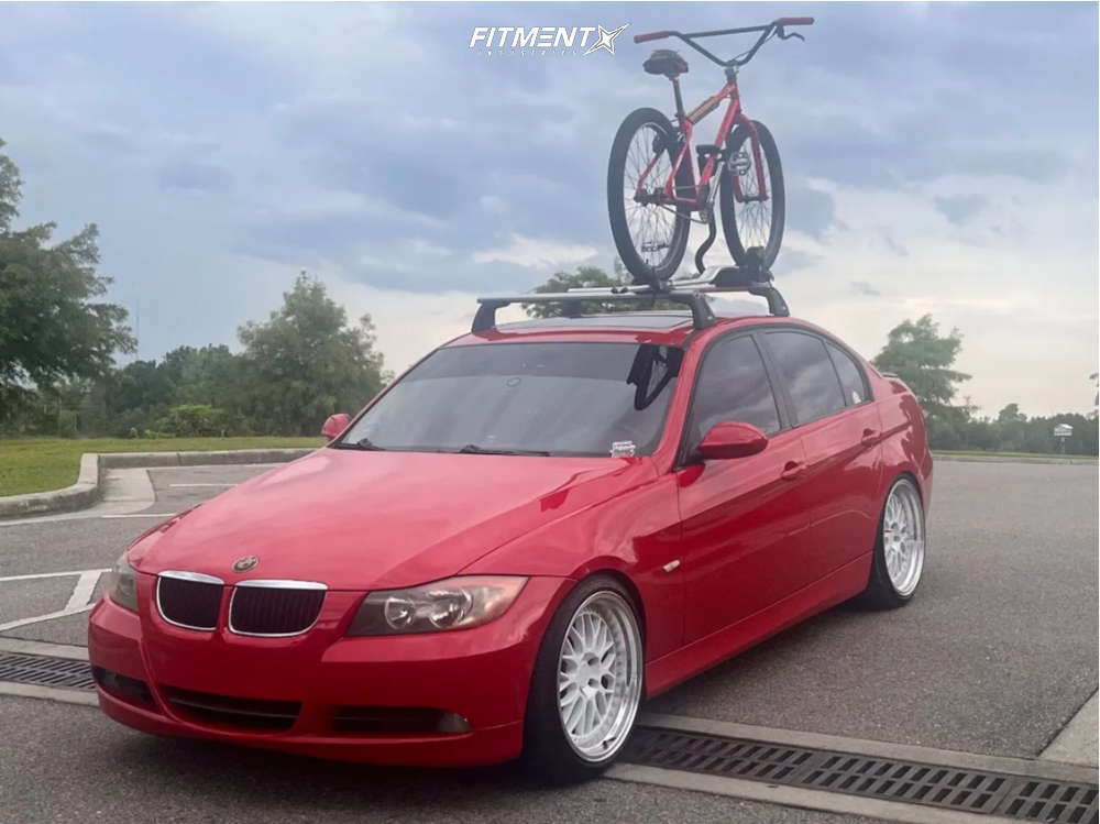 2006 BMW 325i Base with 19x9.5 ESR Sr01 and Delinte 245x35 on Stock ...