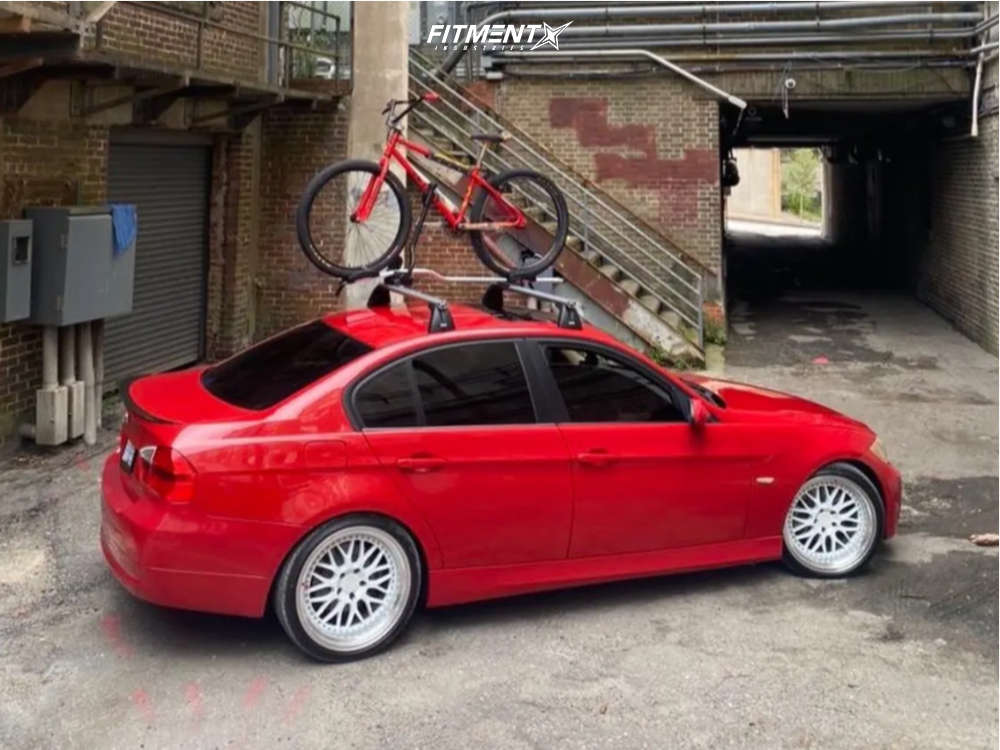 2006 BMW 325i Base with 19x9.5 ESR Sr01 and Delinte 245x35 on Stock ...