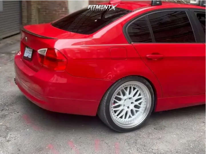 2006 BMW 325i Base with 19x9.5 ESR Sr01 and Delinte 245x35 on Stock ...