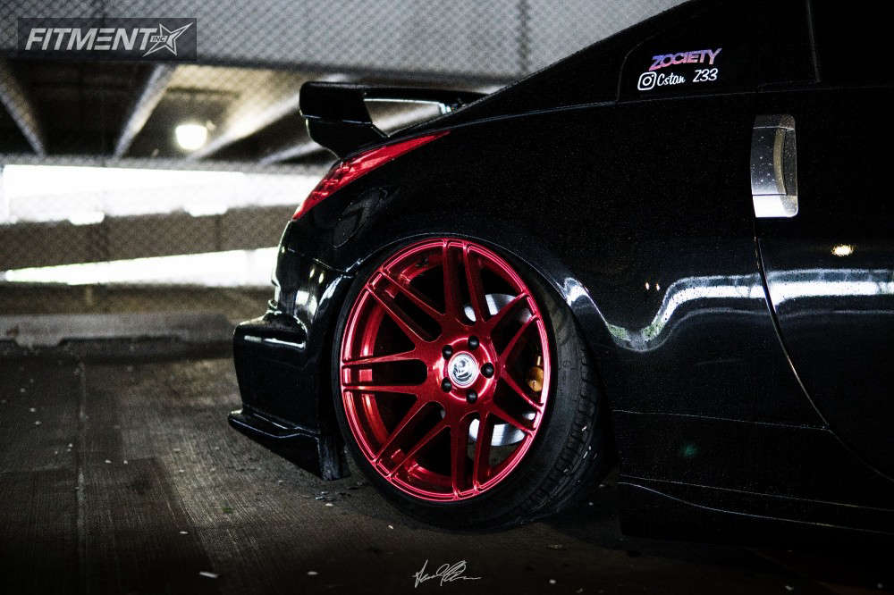 2008 Nissan 350Z Nismo with 19x9.5 Forgestar F14 and Achilles 235x35 on ...