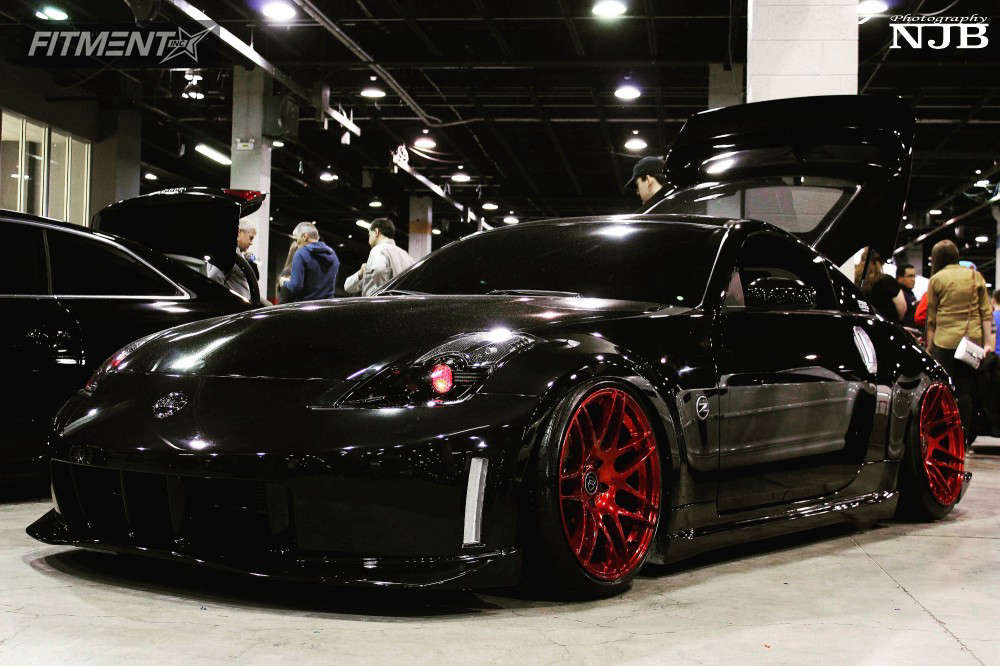 2008 Nissan 350Z Nismo with 19x9.5 Forgestar F14 and Achilles 235x35 on ...