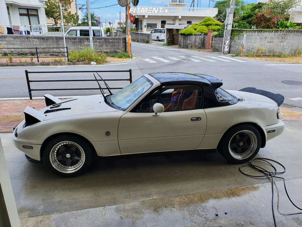 1997 Mazda Miata Base with 15x9 Work Cr01 and Toyo Tires 225x45 on ...