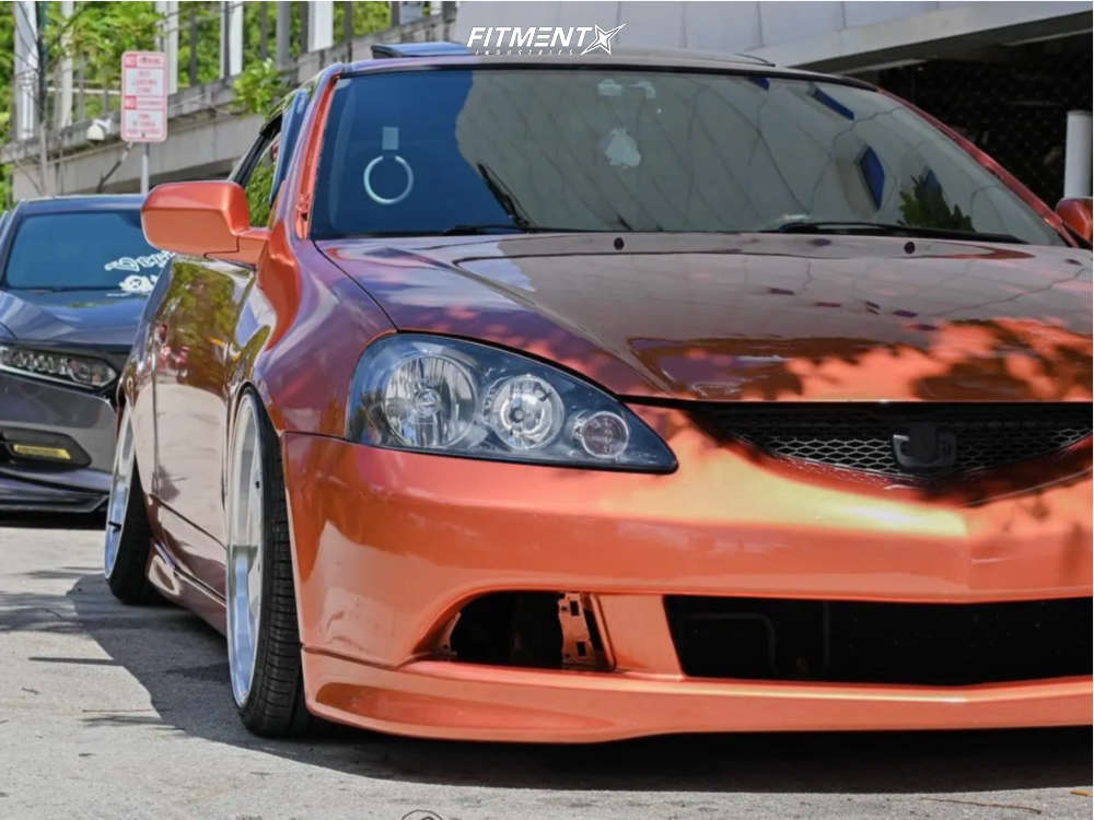 2006 Acura RSX Type-S with 18x8.5 ESR Sr06 and Goodyear 215x35 on Air ...