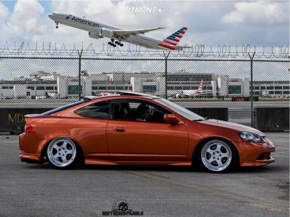 2006 Acura RSX Type-S with 18x8.5 ESR Sr06 and Goodyear 215x35 on Air ...
