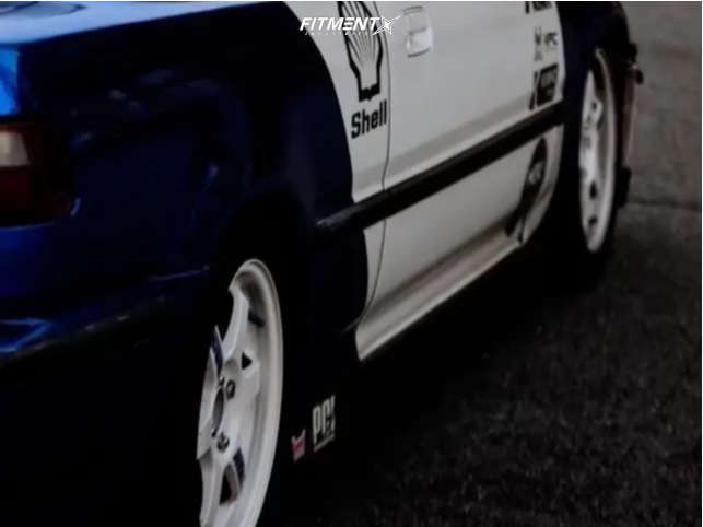 1990 Acura Integra GS with 15x7 Volk Te37 Sonic and Kumho 205x50 on ...