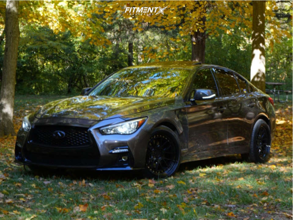 2015 INFINITI Q50 Premium with 19x9.5 Aodhan DS06 and Michelin 235x40 ...