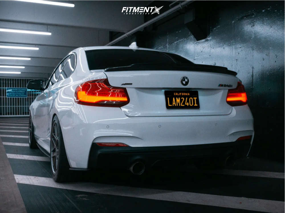 2018 BMW M240i XDrive Base with 18x8.5 Apex Arc-8 and Firestone 245x40 ...