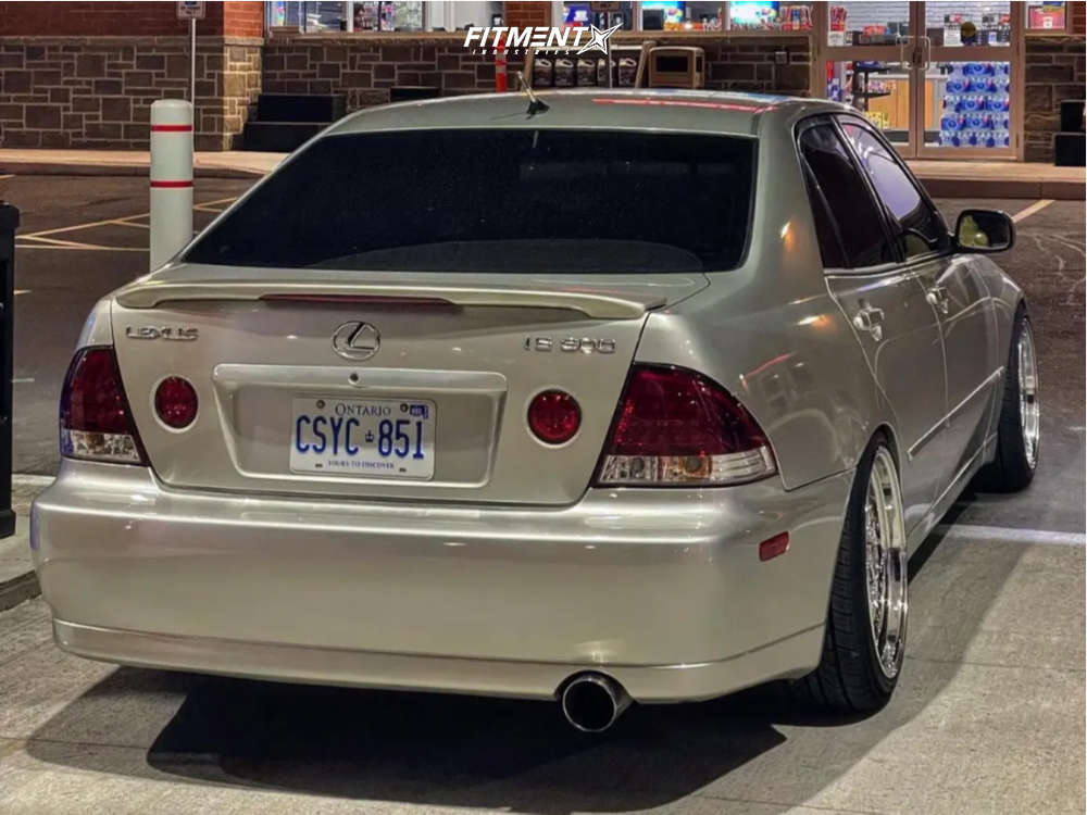 2005 Lexus IS300 Base with 18x9.5 ESM 002r and Vercelli 235x40 on ...