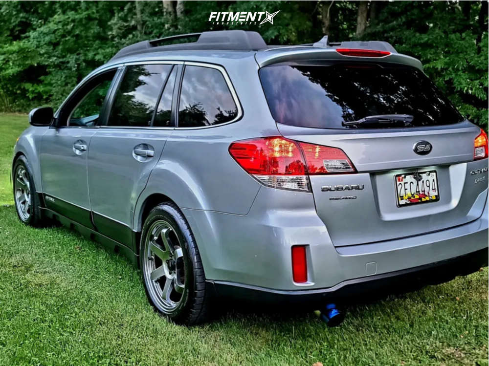 2013 Subaru Outback 2.5i Limited with 18x8.5 AVID1 Av6 and Continental ...