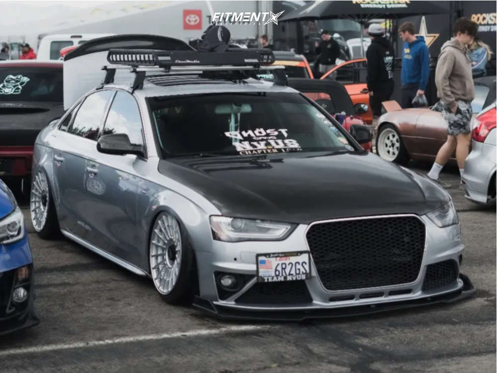 2015 Audi A4 Quattro Premium with 18x9.5 Rotiform Las-r and Vercelli ...