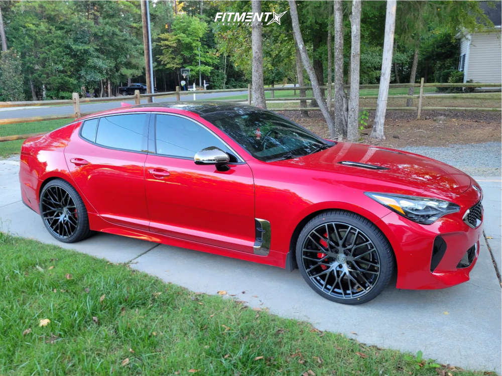 2018 Kia Stinger GT2 with 20x9 Luxxx LFF LFF01 and Falken 245x35 on Stock Suspension | 2408513 ...