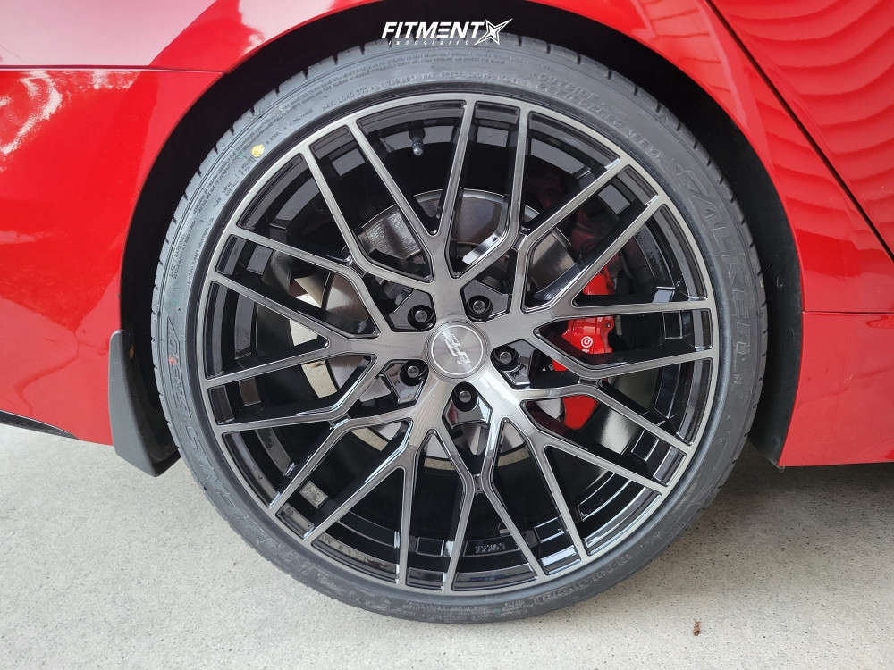 2018 Kia Stinger GT2 with 20x9 Luxxx LFF LFF01 and Falken 245x35 on Stock Suspension | 2408513 ...