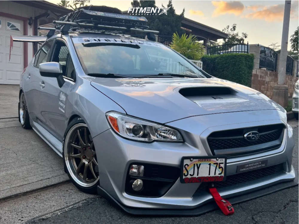 2015 Subaru WRX Premium with 18x8.5 Aodhan Ds02 and Prinx 225x40 on ...