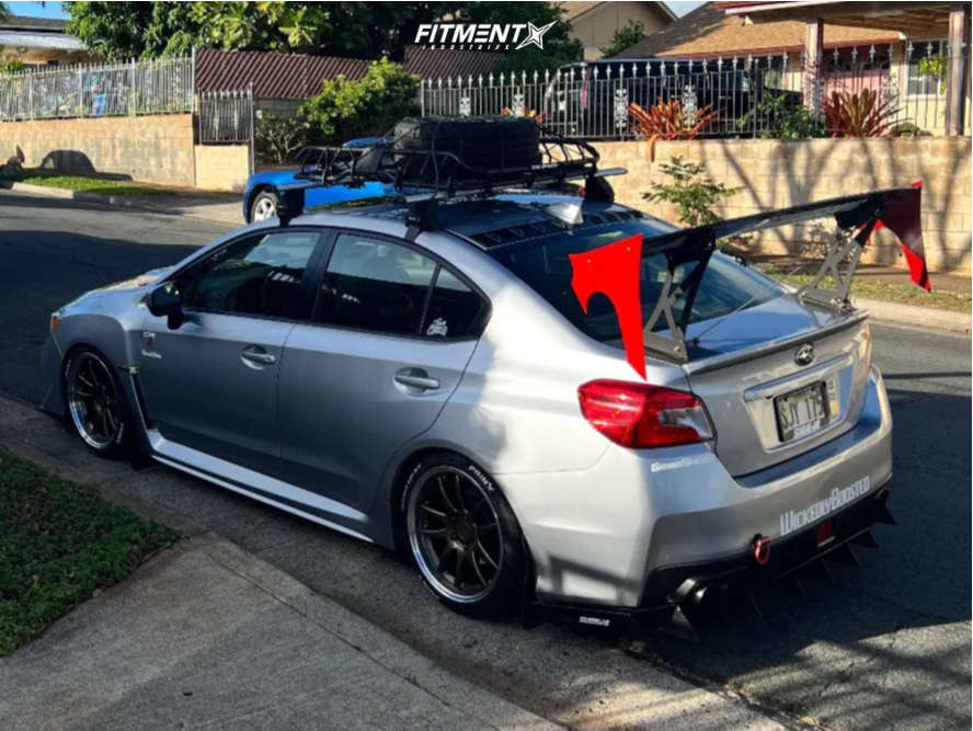 2015 Subaru WRX Premium with 18x8.5 Aodhan Ds02 and Prinx 225x40 on ...