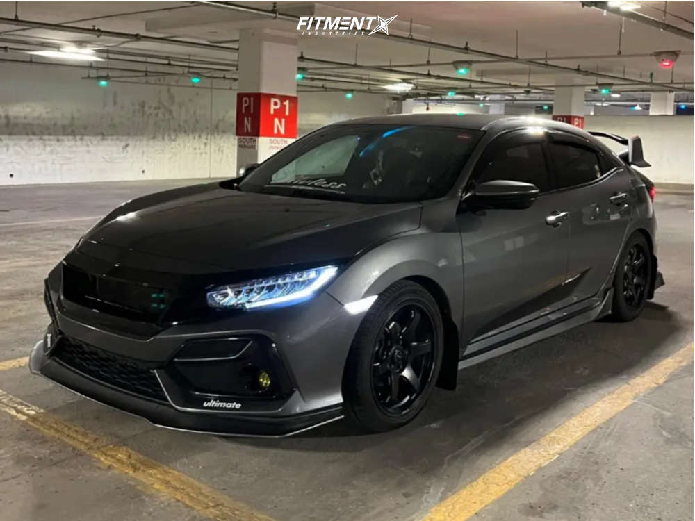 2017 Honda Civic Sport with 18x8.5 Superspeed Rf06rr and Michelin ...