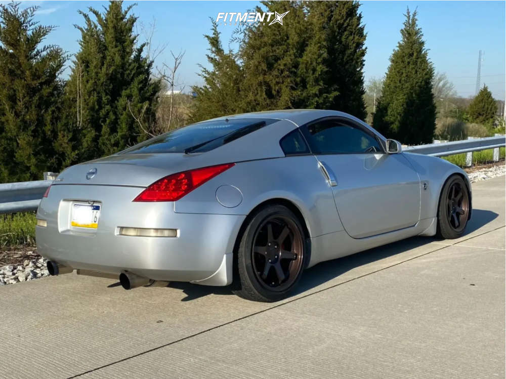 2006 Nissan 350Z Base with 18x9.5 Varrstoen Es2 and BFGoodrich 225x45 ...