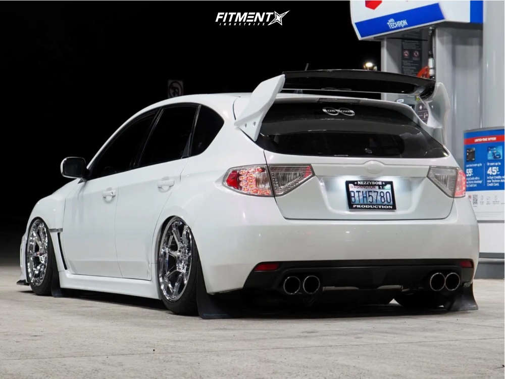 2014 Subaru WRX Base with 18x9.5 Anovia Kano and Federal 245x35 on Air ...