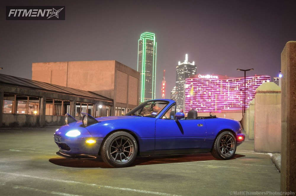 1990 Mazda Miata Base with 15x8 Advanti Racing Storm S1 and Yokohama ...