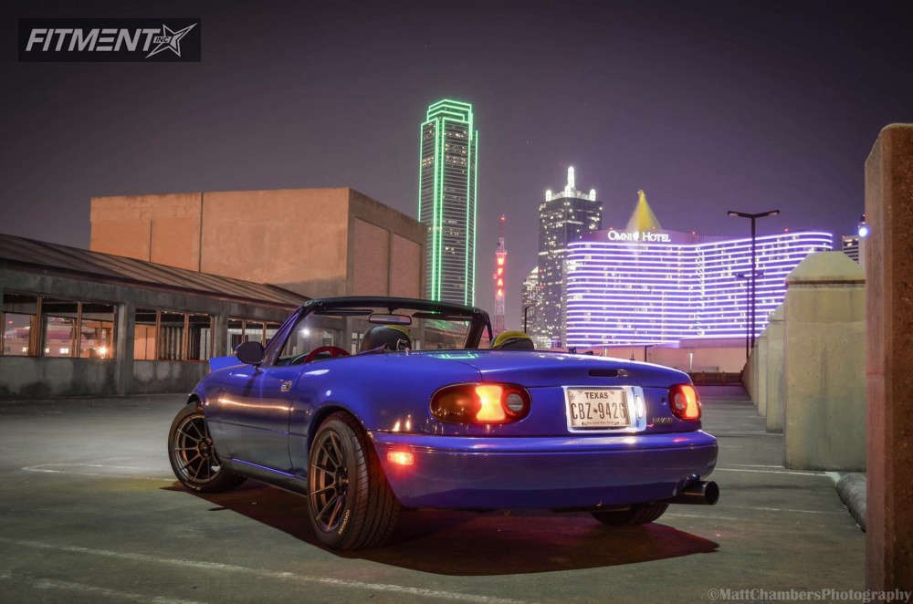 1990 Mazda Miata Base with 15x8 Advanti Racing Storm S1 and Yokohama ...