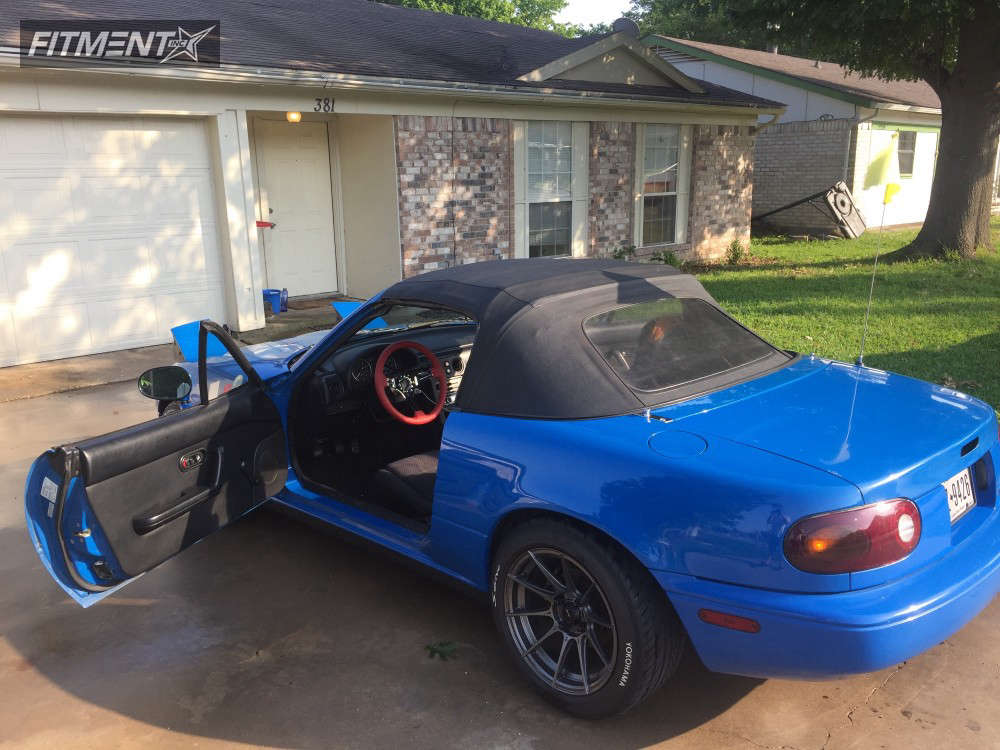 1990 Mazda Miata Base with 15x8 Advanti Racing Storm S1 and Yokohama ...