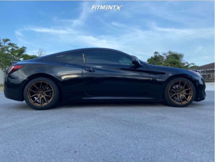 2013 Hyundai Genesis Coupe 2.0T with 18x8.5 Option Lab R716 and Velozza ...