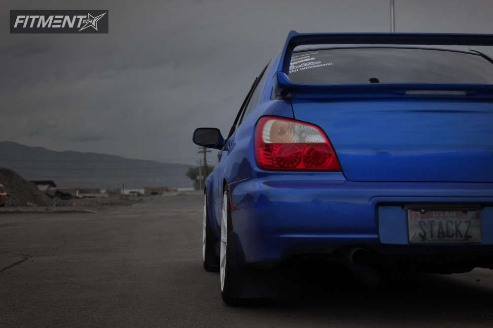 2003 Subaru Impreza WRX with 18x8.5 F1R F17 and BFGoodrich 235x40 on ...