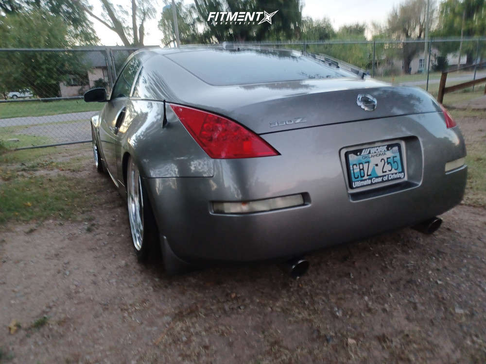 2008 Nissan 350Z Touring with 19x9.5 Work Meister S1 3p and Toyo Tires ...