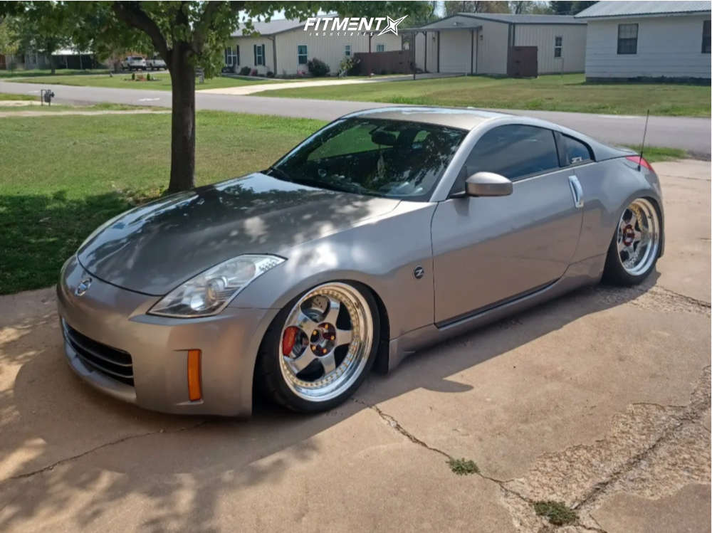 2008 Nissan 350Z Touring with 19x9.5 Work Meister S1 3p and Toyo Tires ...