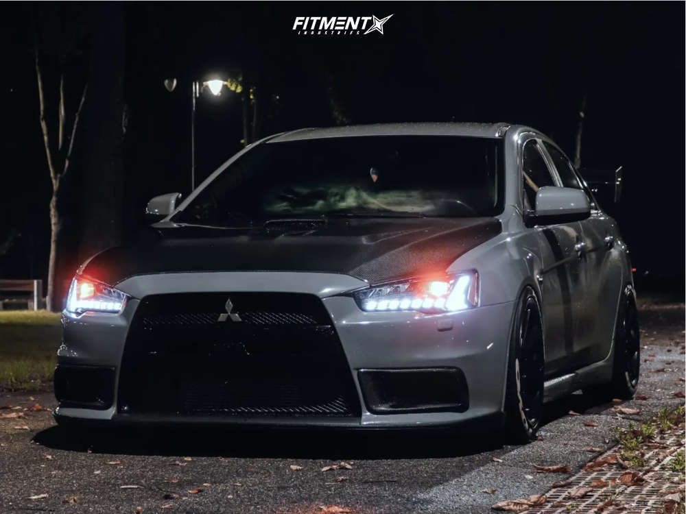 2008 Mitsubishi Lancer Evolution MR with 18x9.5 Niche Altair and Toyo ...