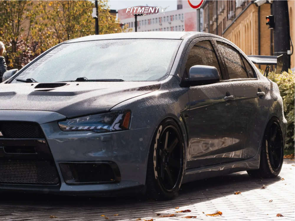 2008 Mitsubishi Lancer Evolution MR with 18x9.5 Niche Altair and Toyo ...