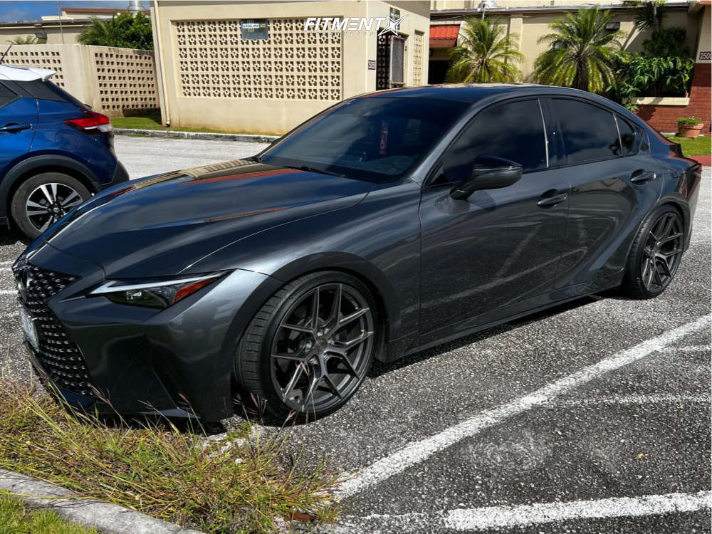 2021 Lexus IS300 Base with 20x9 Avant Garde M580r and Michelin 235x35 ...