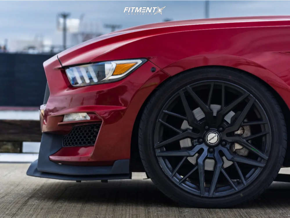 2016 Ford Mustang EcoBoost with 20x10 Shift Spring and Vercelli 275x35 ...