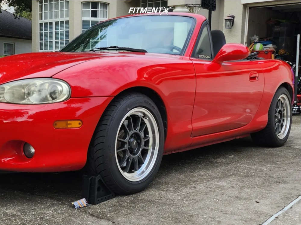 2004 Mazda Miata Base with 15x7.5 Konig Hypergram and Nitto 205x50 on ...