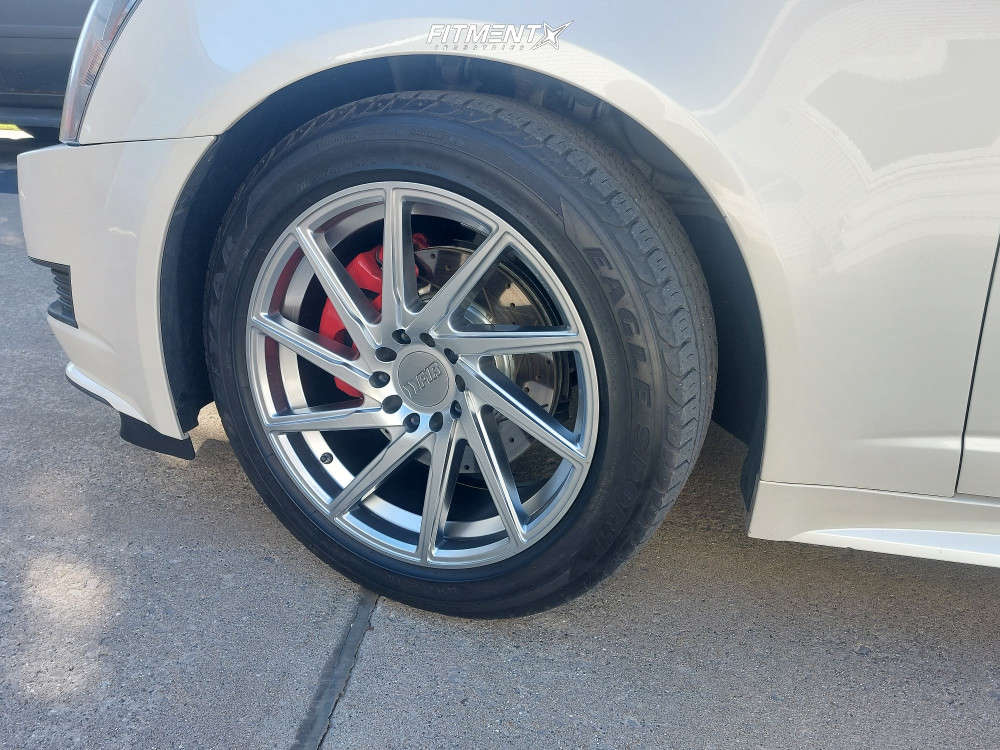 2011 Cadillac CTS Base with 18x8.5 F1R F29 and Goodyear 235x50 on Stock ...