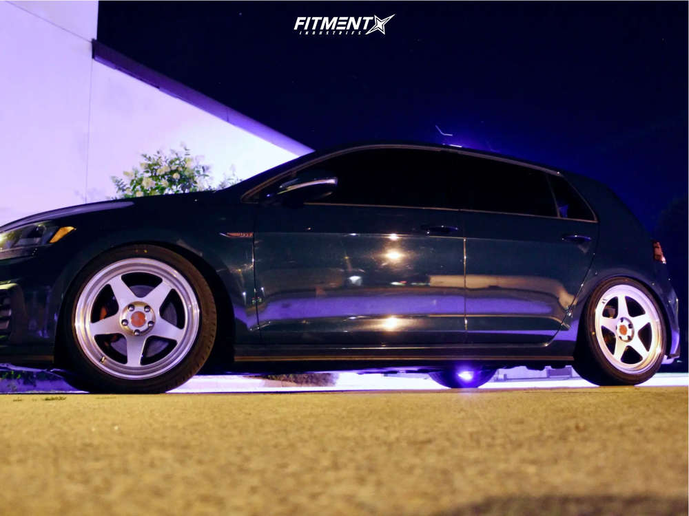 2018 Volkswagen GTI Autobahn with 18x8.5 Kansei Knp and Delinte 225x40 ...