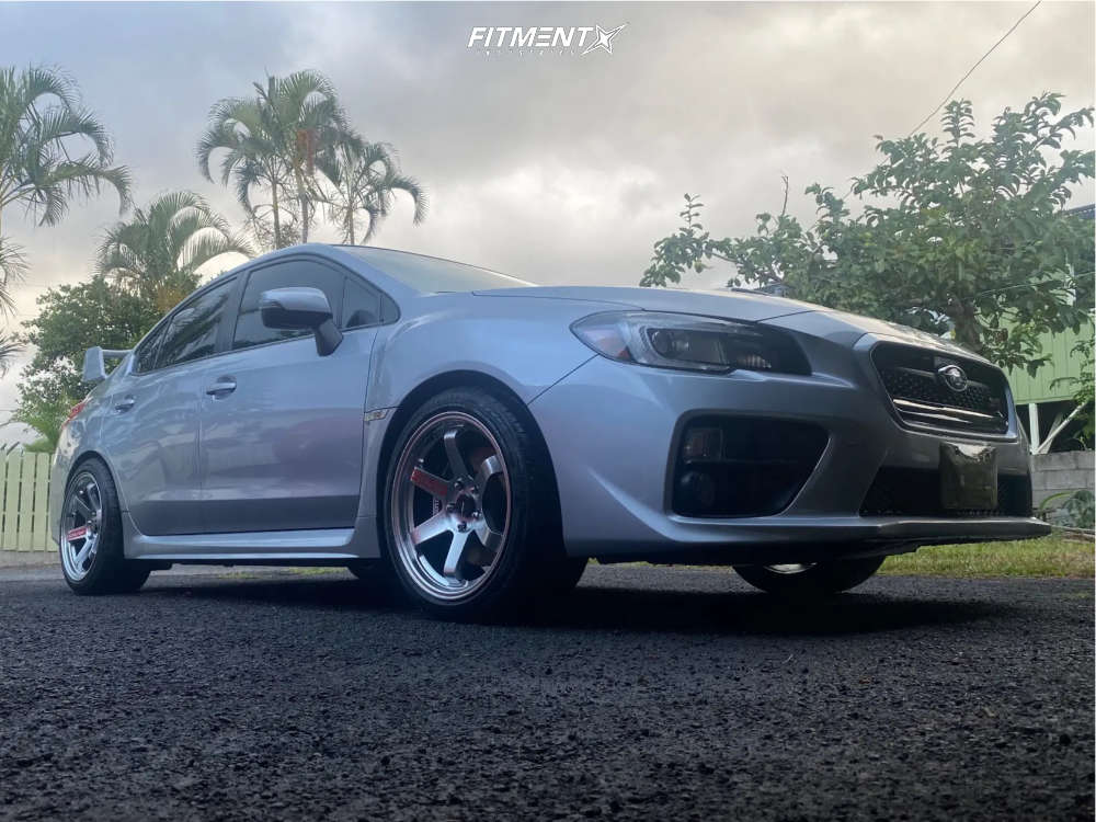 2015 Subaru WRX STI Base with 18x9.5 AVID1 Av6 and Delinte 245x40 on ...