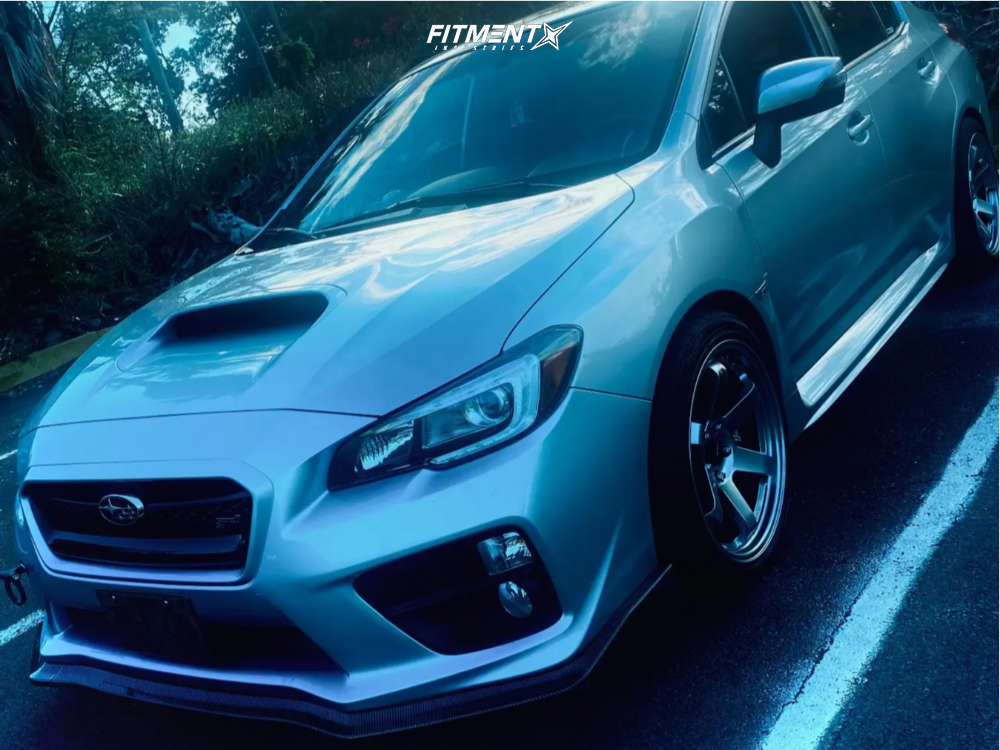 2015 Subaru WRX STI Base with 18x9.5 AVID1 Av6 and Delinte 245x40 on ...