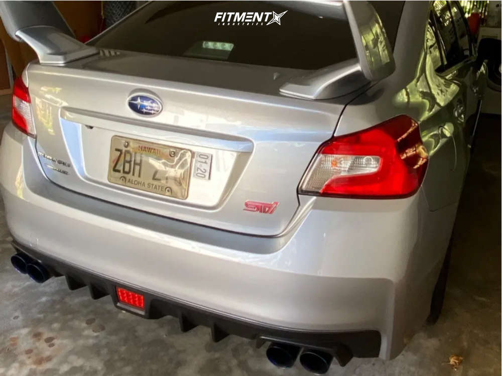 2015 Subaru WRX STI Base with 18x9.5 AVID1 Av6 and Delinte 245x40 on ...