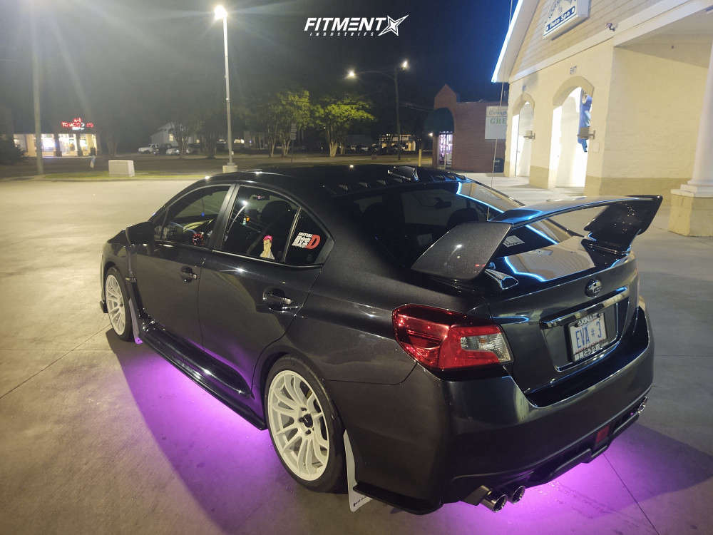 2016 Subaru WRX Limited with 19x9.5 AVID1 Av20 and Yokohama 265x35 on ...