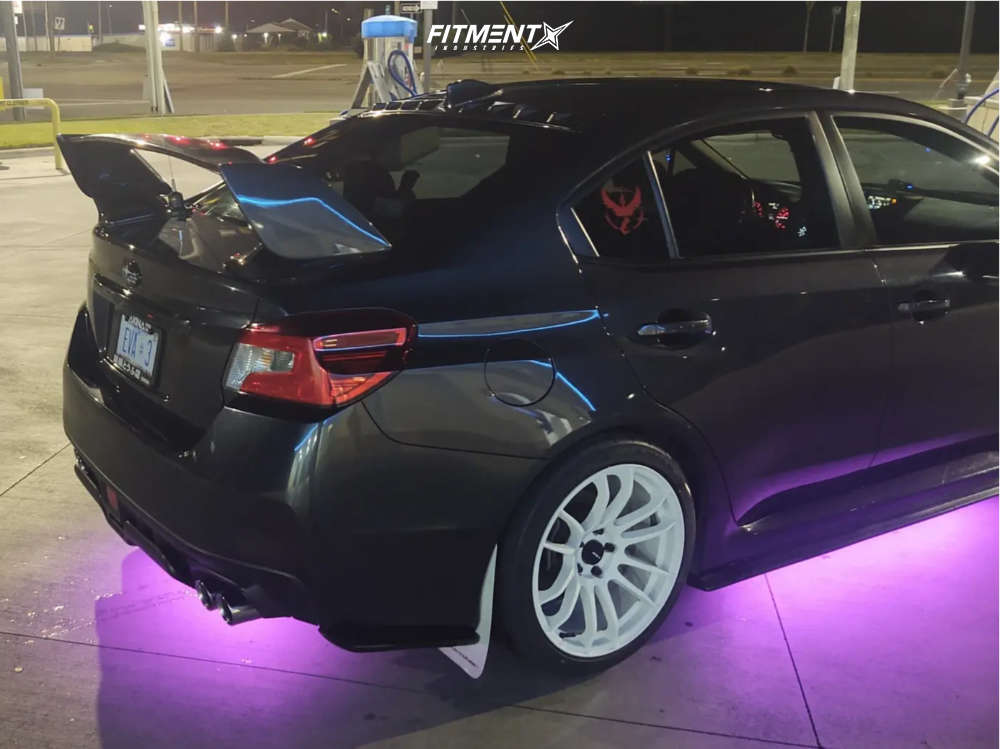 2016 Subaru WRX Limited with 19x9.5 AVID1 Av20 and Yokohama 265x35 on ...