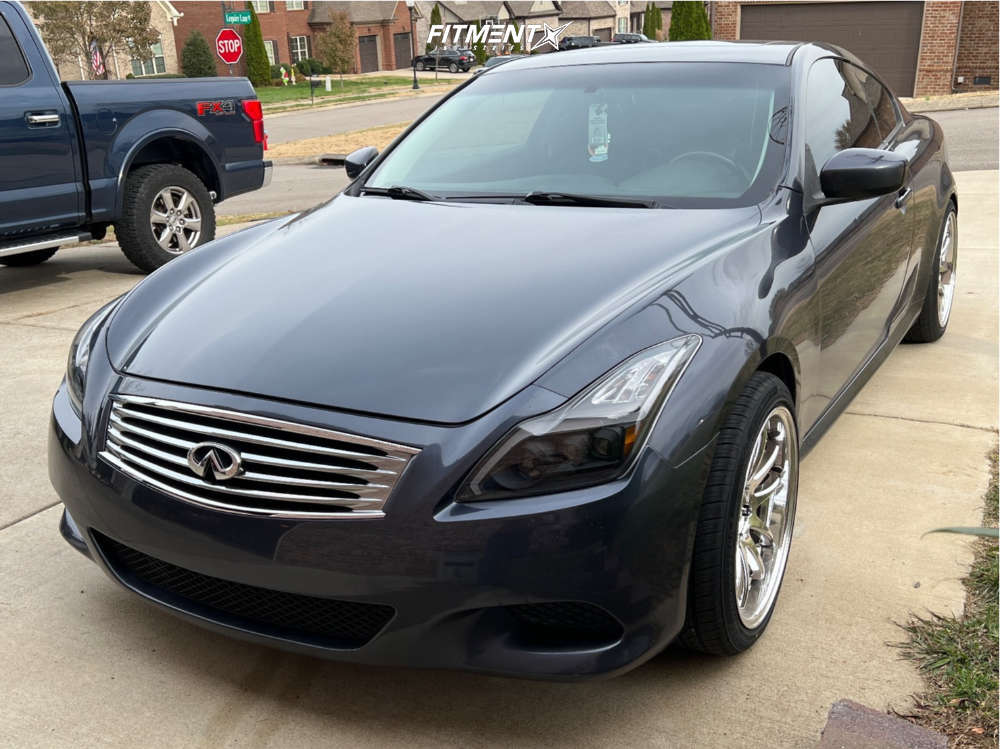 2008 INFINITI G37 Sport with 19x9.5 Aodhan Ds02 and Vercelli 245x40 on ...