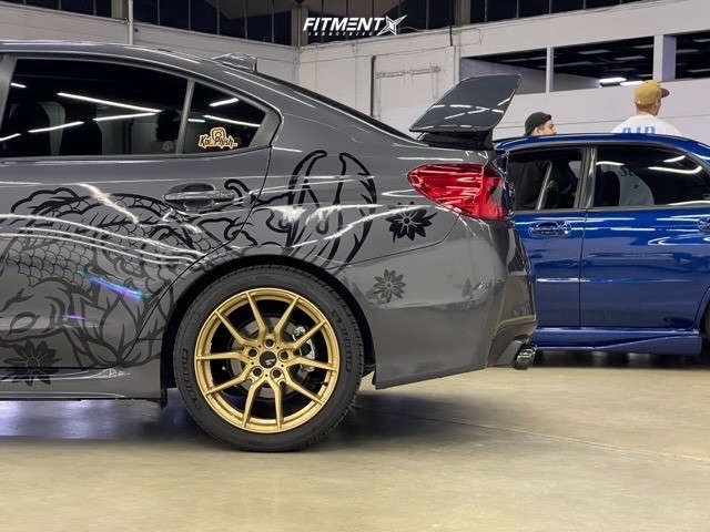 2021 Subaru WRX Base with 18x8.5 Option Lab R716 and Michelin 245x35 on ...