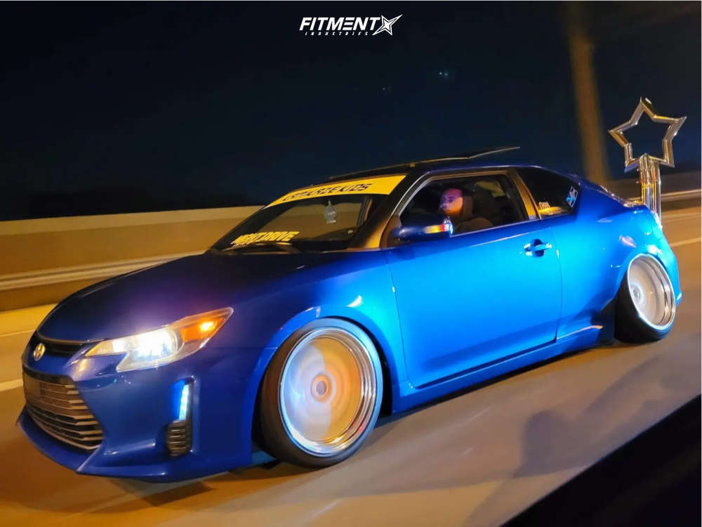 2015 Scion TC Base with 18x9.5 Work Seeker Cx and Federal 235x35 on ...