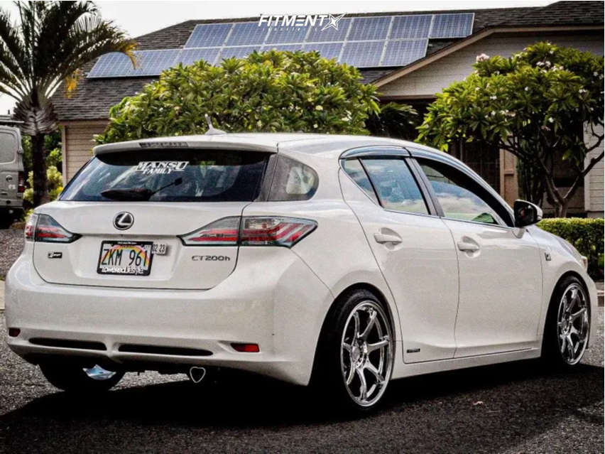 2012 Lexus CT200h Base with 18x9.5 Anovia Kano and Vercelli 215x40 on ...