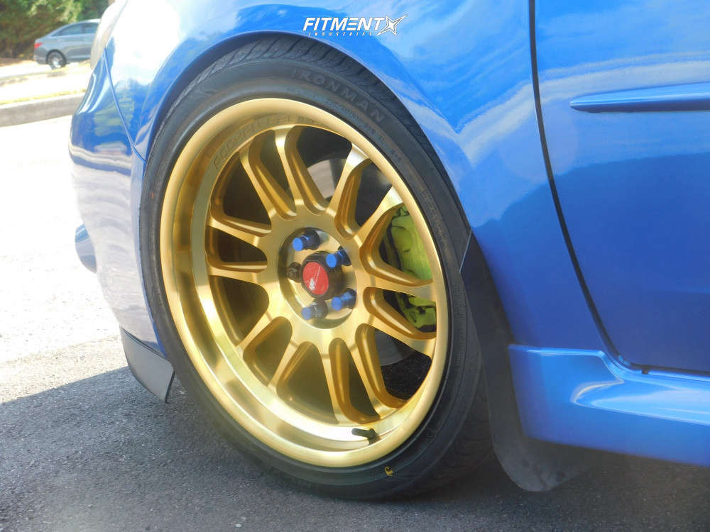 2008 Subaru Impreza WRX with 18x8.5 Aodhan Ah02 and Ironman 235x40 on ...