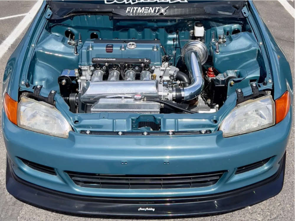 1992 Honda Civic DX with 16x8 Vors Vr7 and Yokohama 195x45 on Coilovers ...