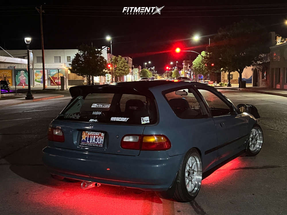 1992 Honda Civic DX with 16x8 Vors Vr7 and Yokohama 195x45 on Coilovers ...