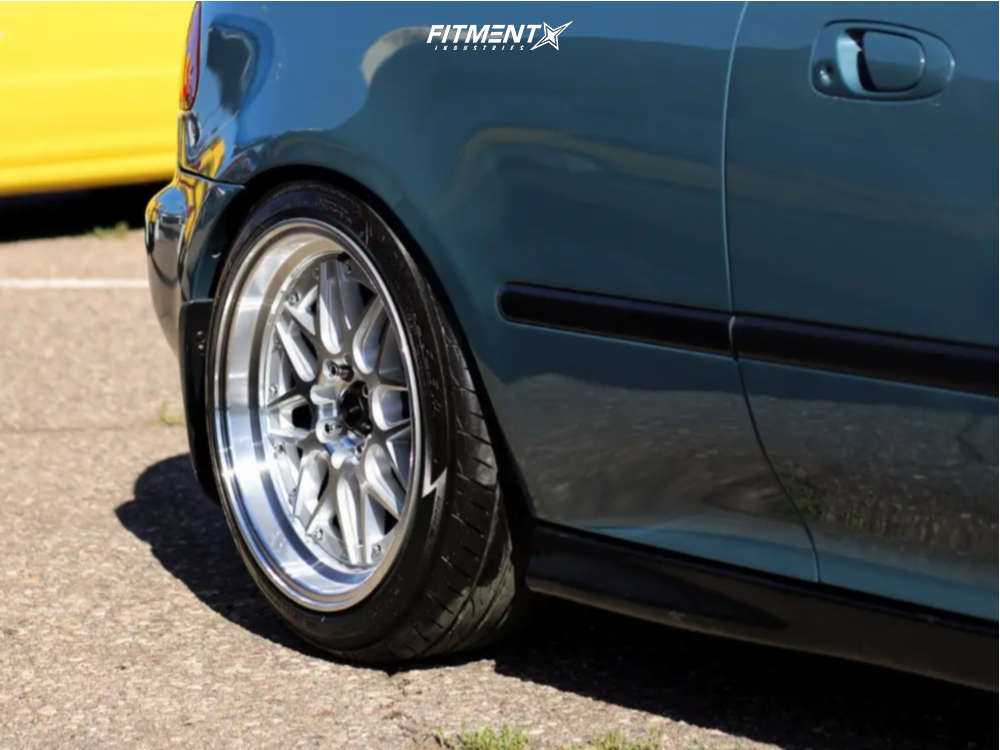 1992 Honda Civic DX with 16x8 Vors Vr7 and Yokohama 195x45 on Coilovers ...