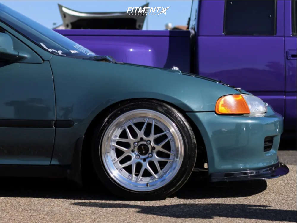 1992 Honda Civic DX with 16x8 Vors Vr7 and Yokohama 195x45 on Coilovers ...