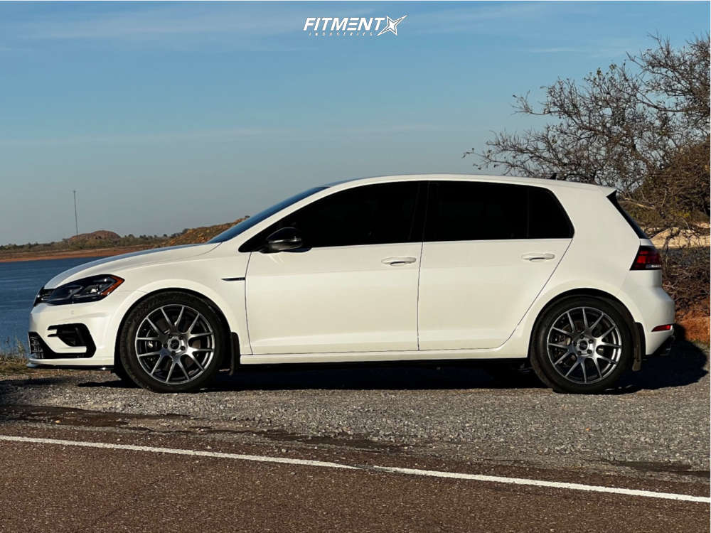 2019 Volkswagen Golf R Base with 18x8.5 Neuspeed RSe12 and Continental ...